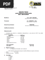 Model-Memoriu-Tehnic-Dsp (1) .Odt | PDF