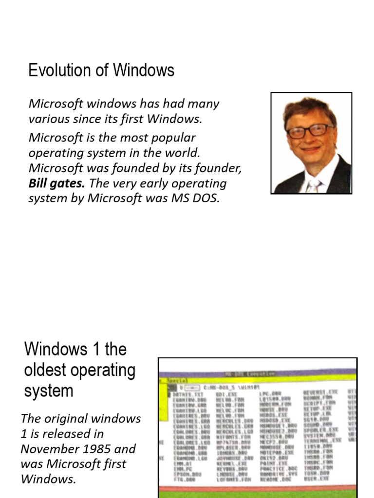 Evolution of Windows | PDF