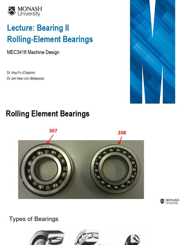 Lecture - 11 Bearing II | PDF | Bearing (Mechanical) | Classical Mechanics