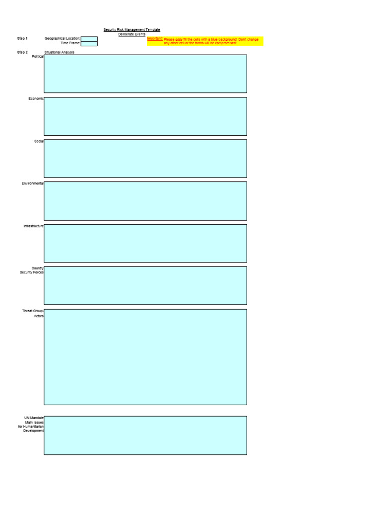 UN Security Risk Management Guide | PDF | Police | Crime & Violence