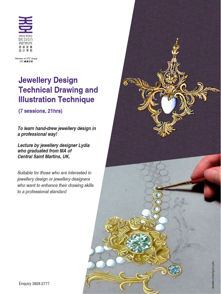 Jewellery Design Technical Drawing and Illustratio ...