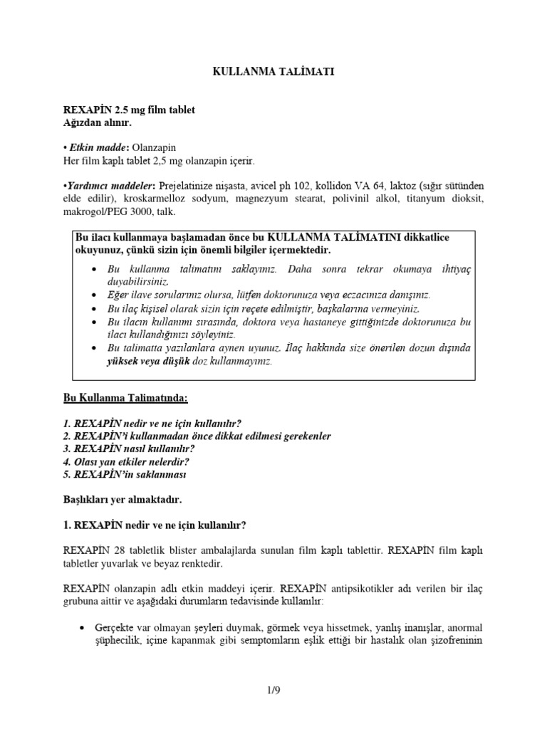 REXAPN2.5 MG KT | PDF