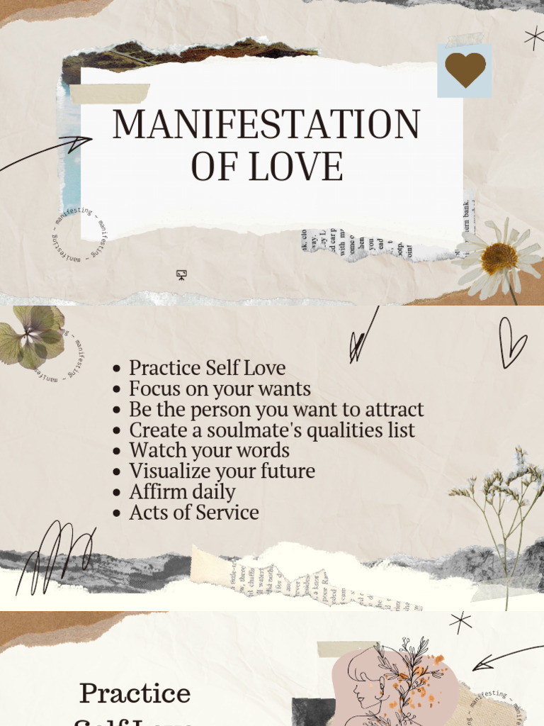 Manifestation of Love | PDF | Love | Cognitive Science