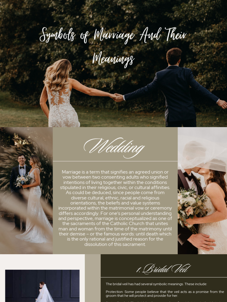 Wedding Symbols and Their Meanings | PDF | Wedding | Veil