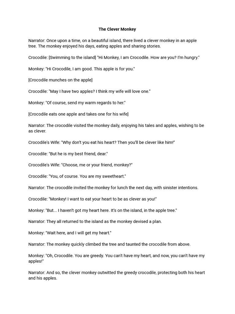 The Clever Monkey | PDF