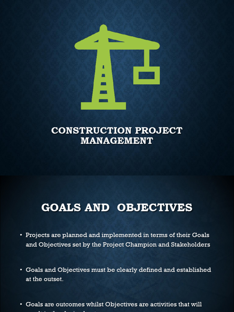 Construction Project Management | PDF | Goal | Cognitive Science