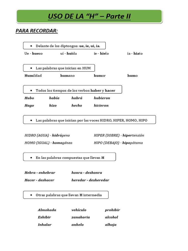 Uso de La H 31 de Agosto | PDF