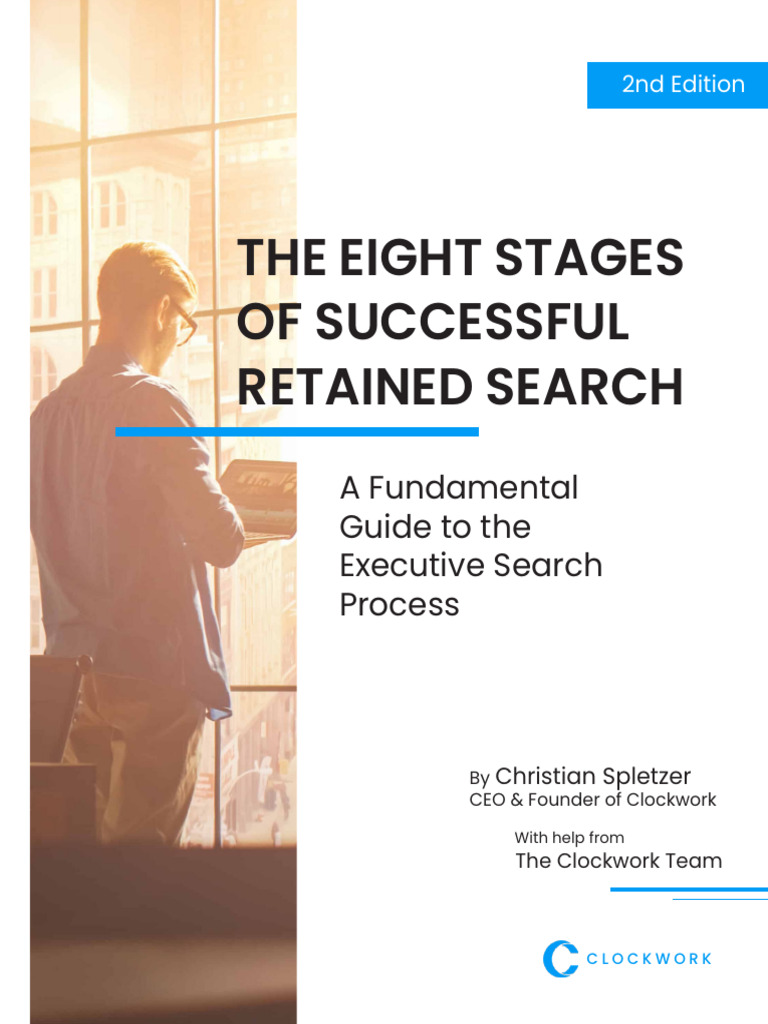 Eight Stages of Retained Executive Search | PDF | Recruitment | Business