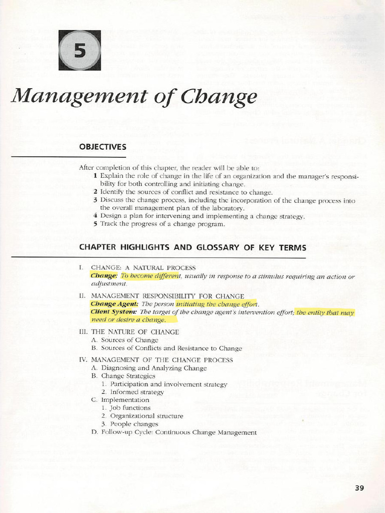 Management of Change | PDF