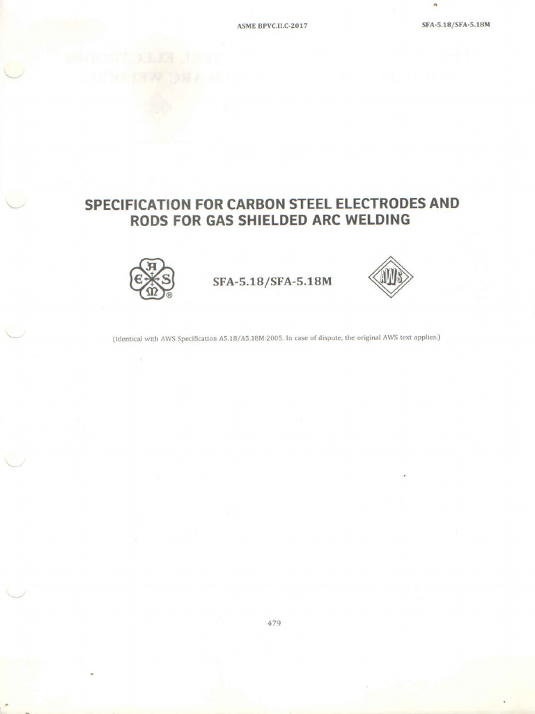 Sfa 5.18 | PDF