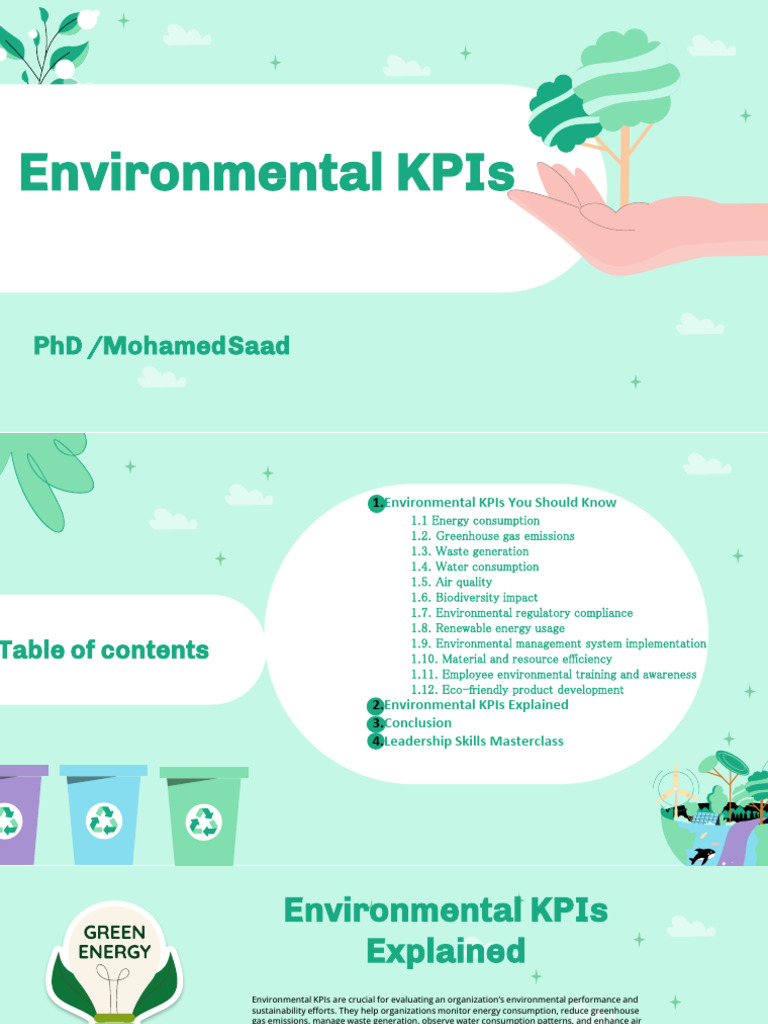 Environmental KPIs 1692540927 | PDF
