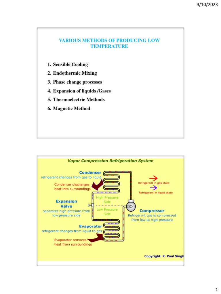 Bell Coleman Cycle | PDF | Refrigeration | Heat Transfer