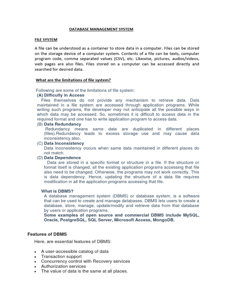 Database Management System Class Xi Unit 2 Exam Pdf Relational Model Relational Database