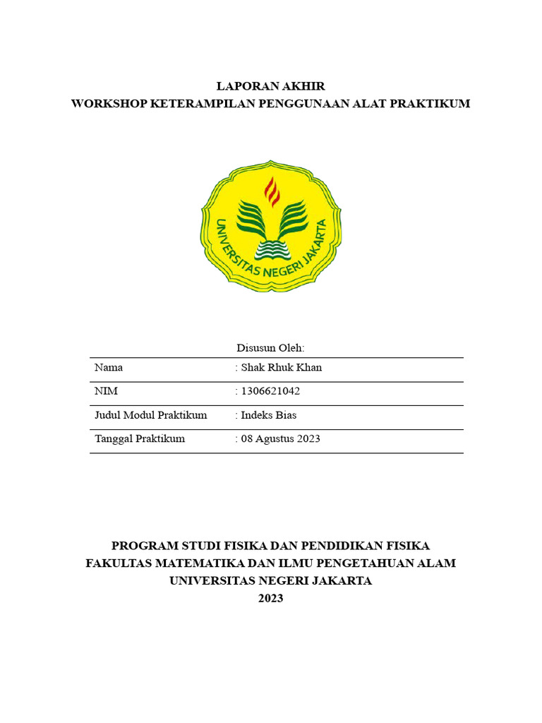 Indeks Bias: Praktikum dan Teori | PDF