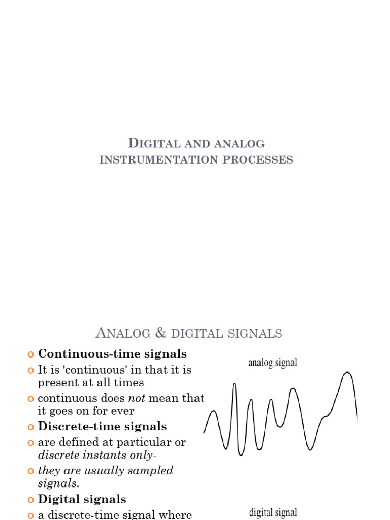 4-Digital and Analog | PDF | Analog To Digital Converter | Sampling (Signal Processing)