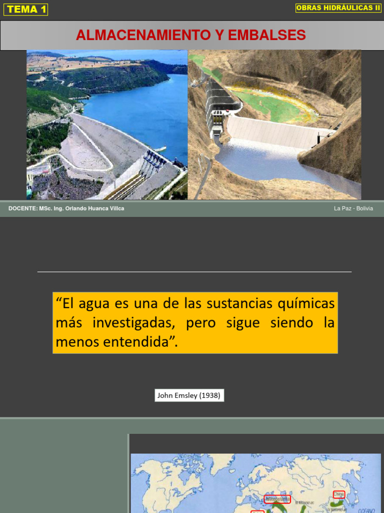 Almacenamiento y Embalses | PDF | Reservorio | Agua