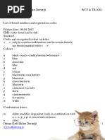 Wolvden Base Coat Genetics Guide | PDF | Nature