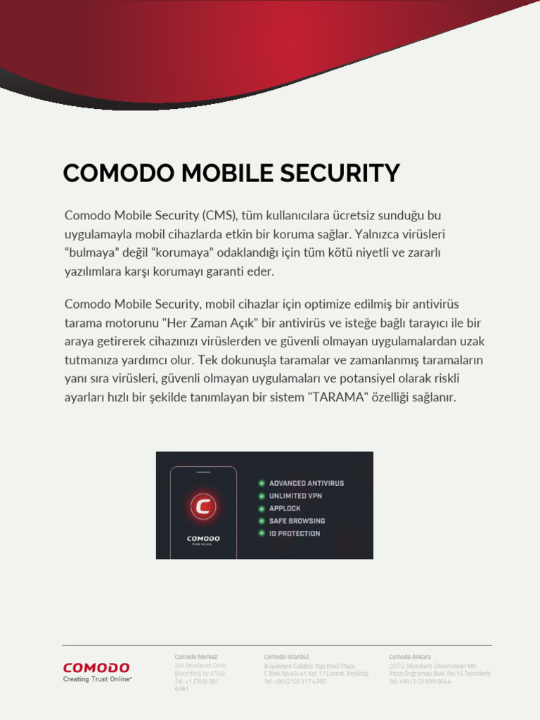 Comodo Mobile Security | PDF