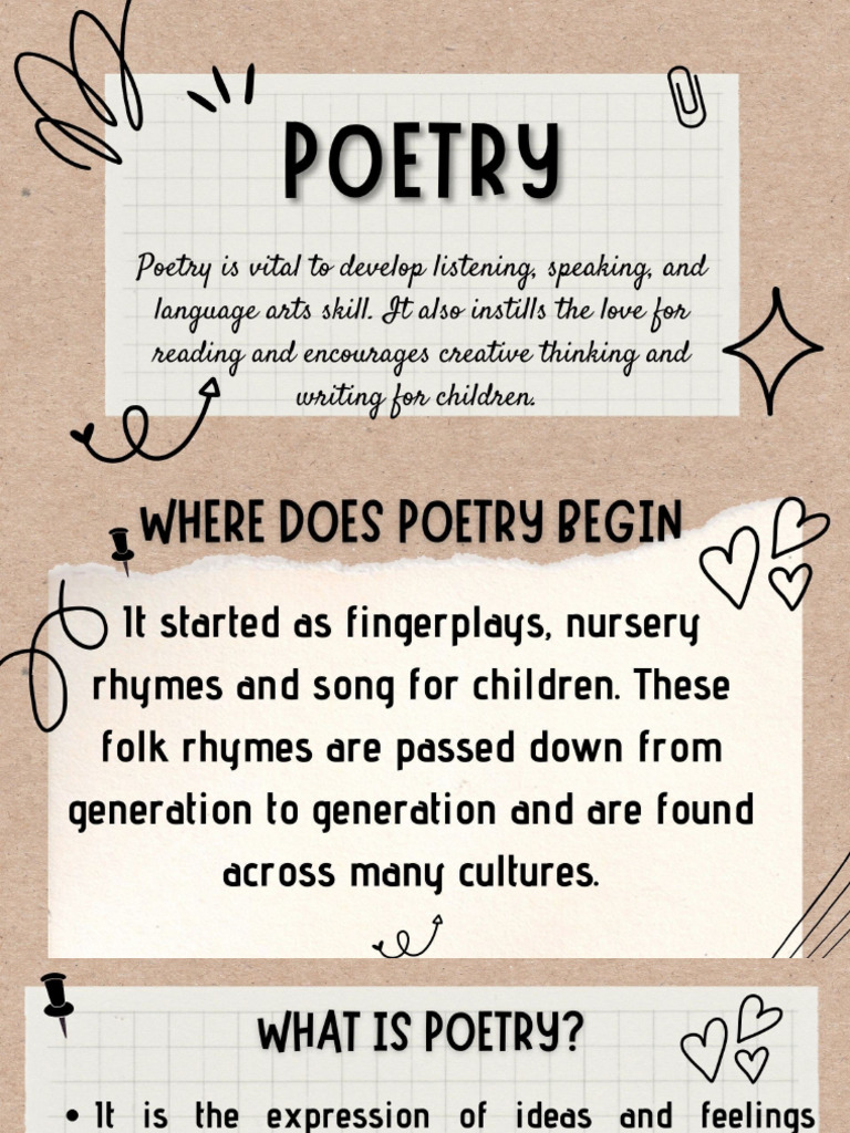 Lesson 6 - Elements of Poetry and Fiction | PDF