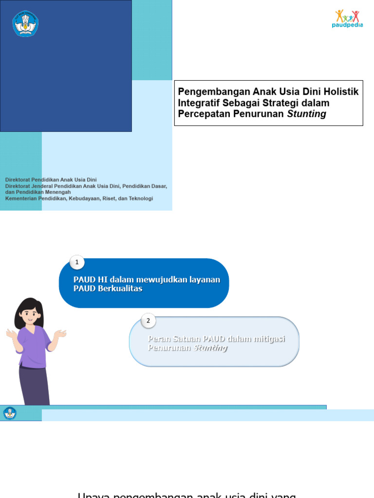 Strategi PAUD HI untuk Turunkan Stunting | PDF