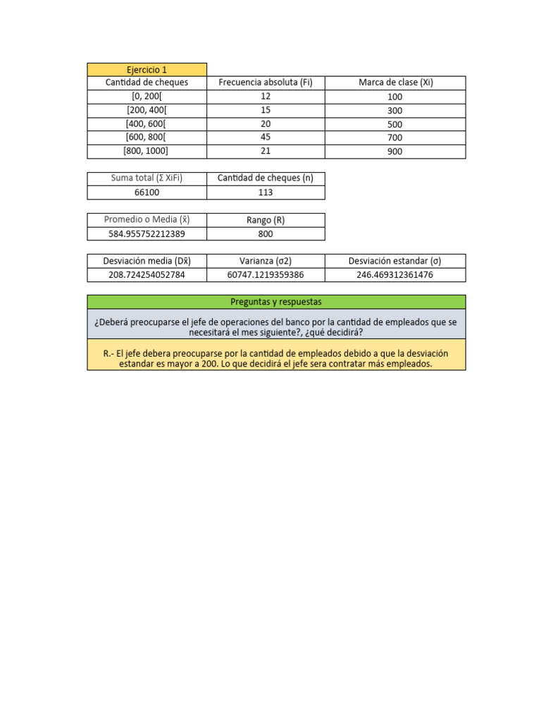 Ejercicios 1-4 | PDF | Desviación Estándar | Teoría estadística