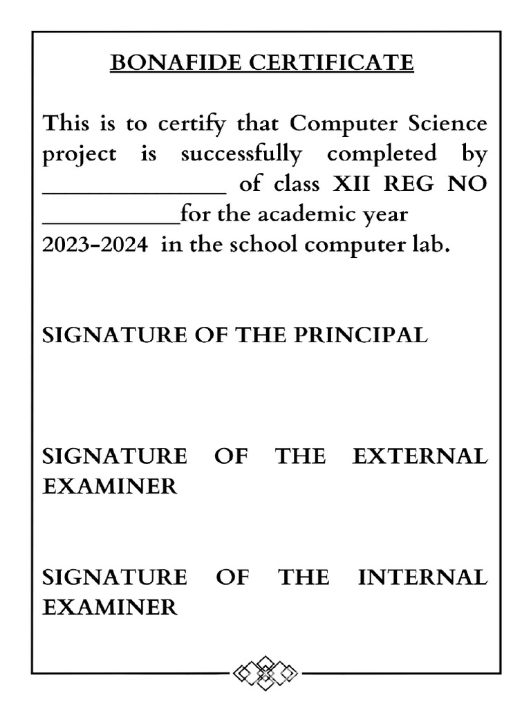 Simple Border Stationery Paper A4 Document (1) | PDF