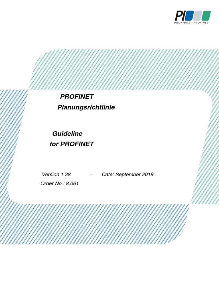 PROFINET Planungsrichtlinie 8061 V138 Sep19 | PDF | Electrical Engineering