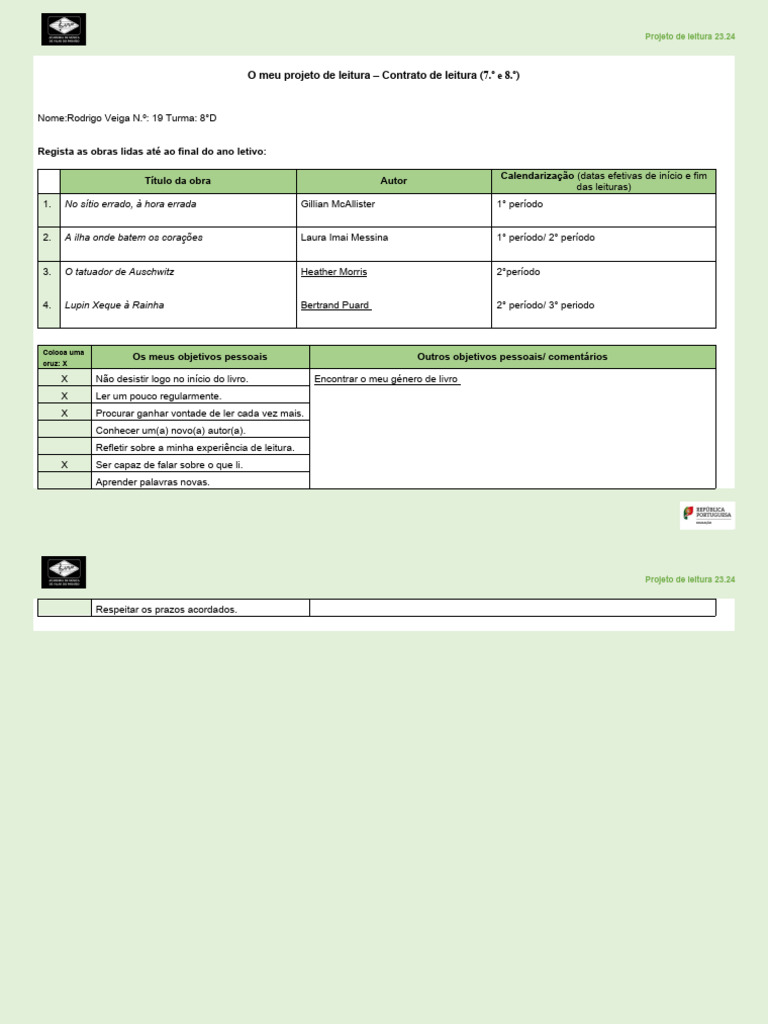 Contrato de Leitura Rodrigo Veiga | PDF