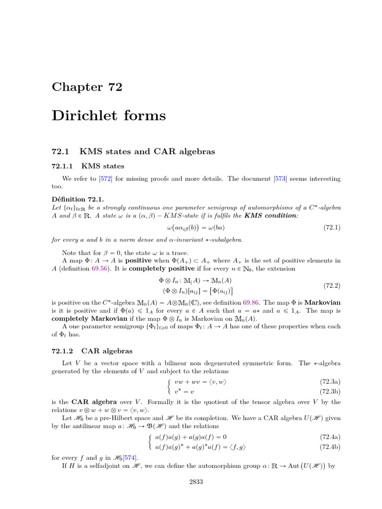 72 Dirichlet Forms - Mazhe | PDF | Function (Mathematics) | Gradient