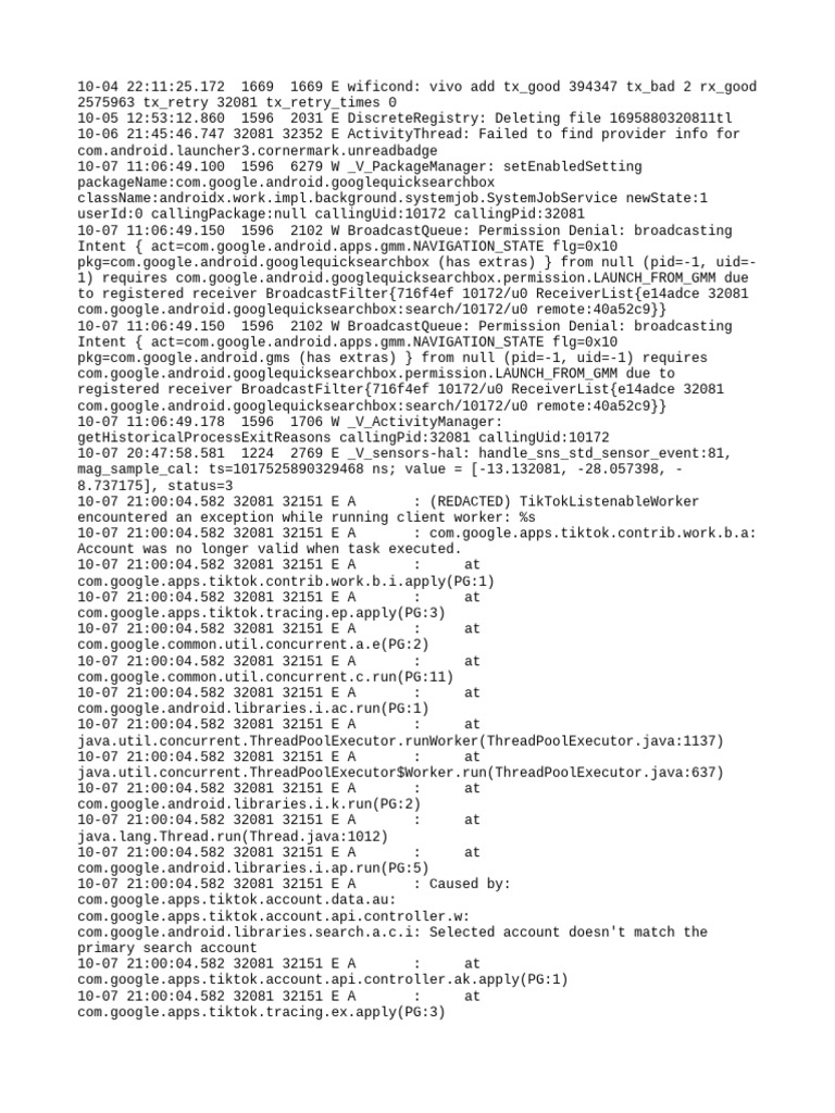Log | PDF | Computer Engineering | Systems Engineering