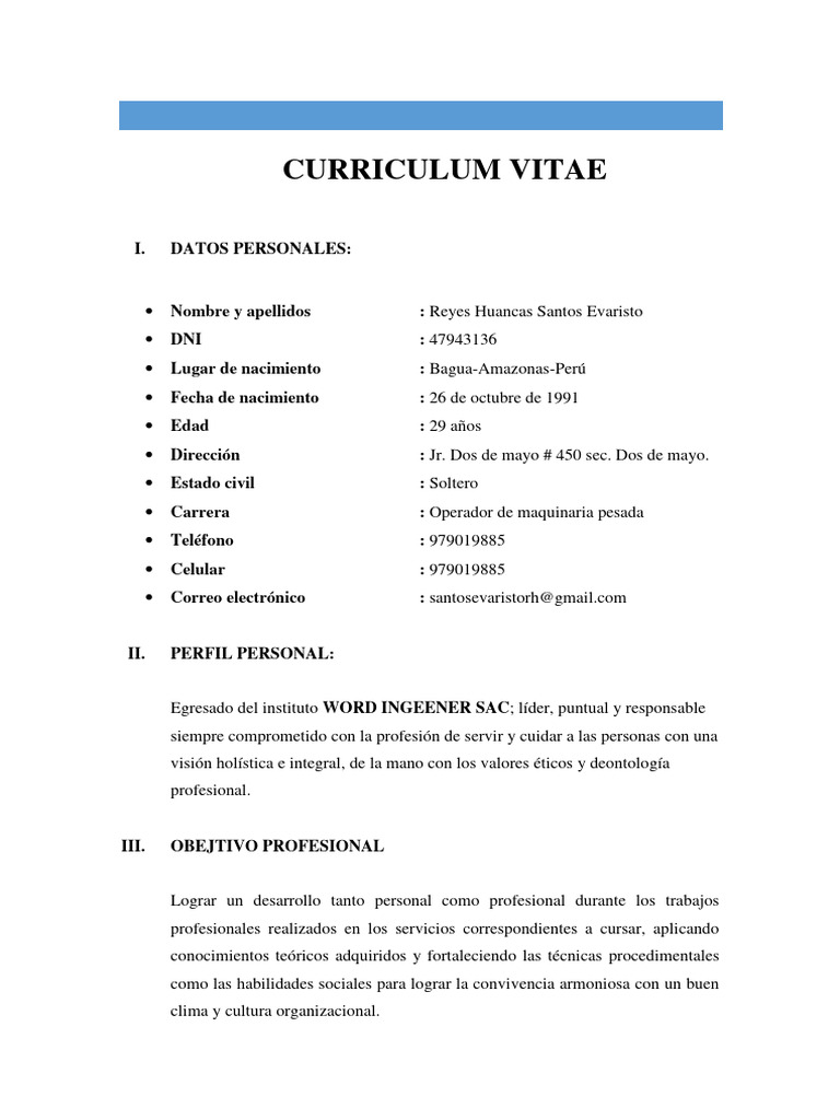 CV Santos-2021 | PDF