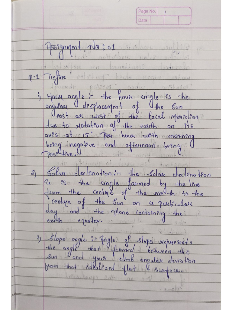 Assignment No.1 | PDF