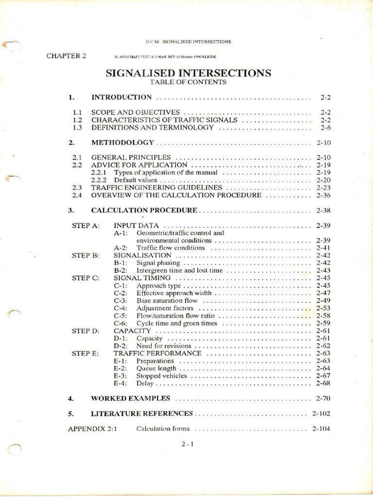 2-SIGNALISED INTERSECTIONS | PDF
