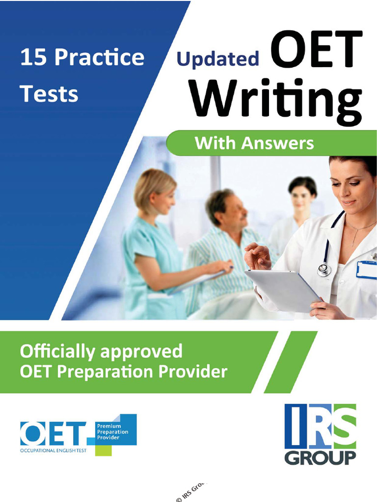 Nursing Irs Group Oet Writing Practice Test Book | PDF | Public ...