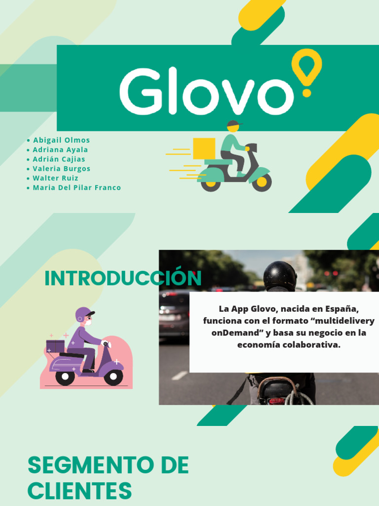 Glovo Pdf Aplicación Movil Servicio De Redes Sociales