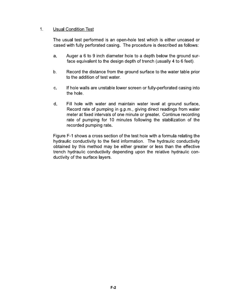 Falling Head Test | PDF