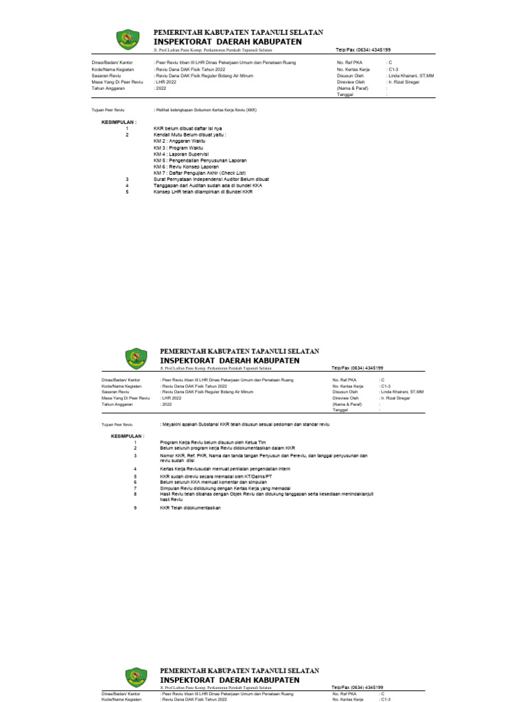 KKR Utk Telahaan Sejawat | PDF