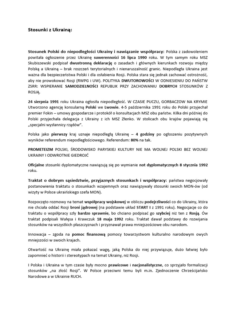 Polska Ukraina | PDF