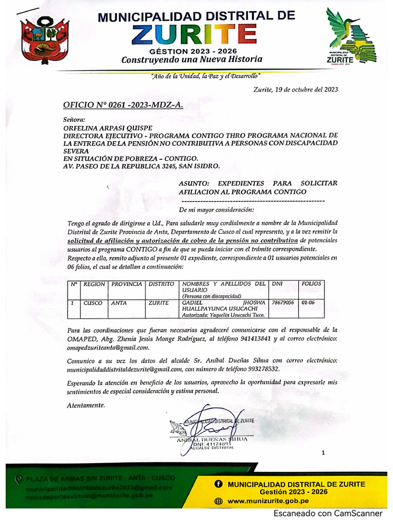 Expediente Contigo | PDF