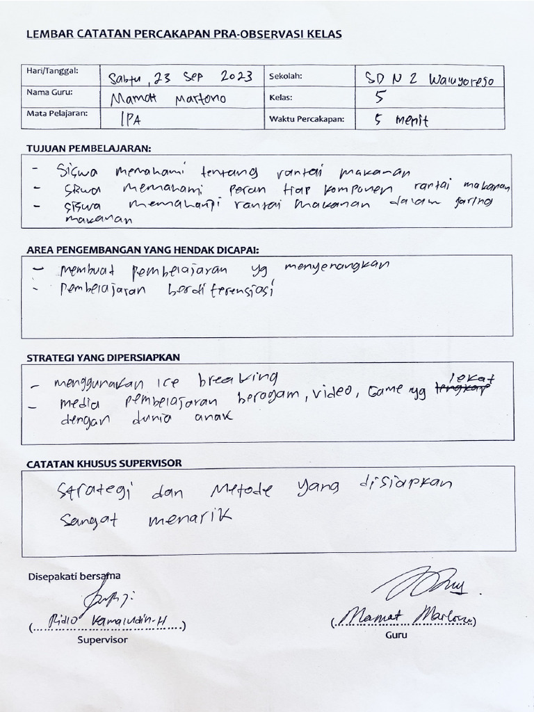 Lembar Catatan Loka 4 | PDF