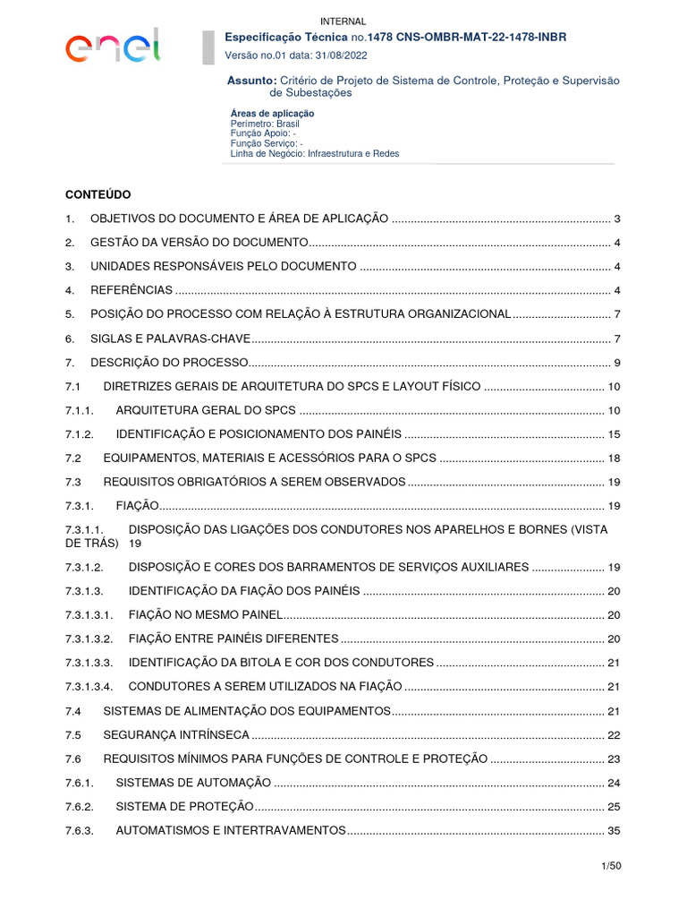 CNS-OMBR-MAT-22-1478 - INBR - Sistema de Controle e Proteção para ...