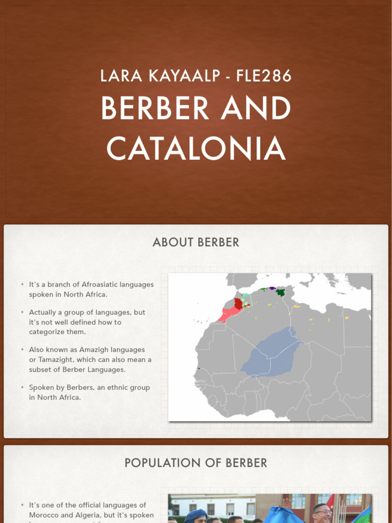 Berber and Catalonia | PDF