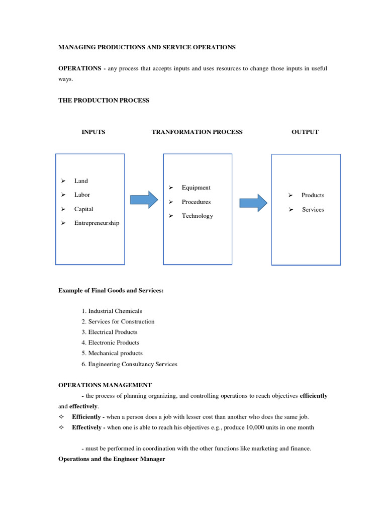 Managing Product and Service Operation | PDF | Scheduling (Production ...