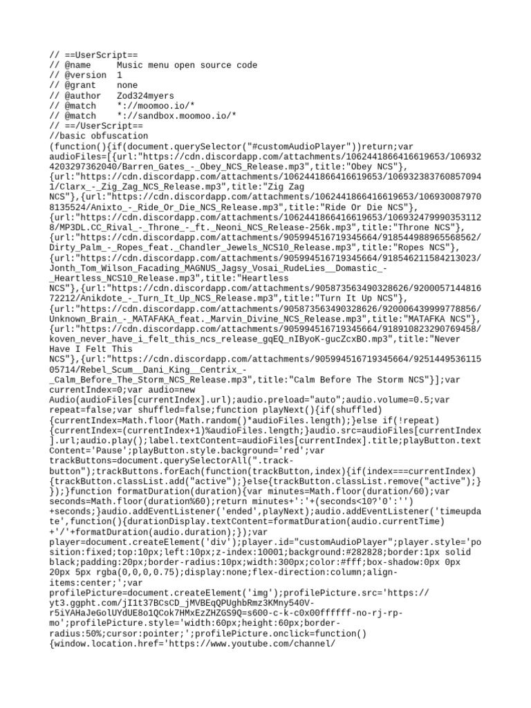 Music Menu | PDF | Software | Computing