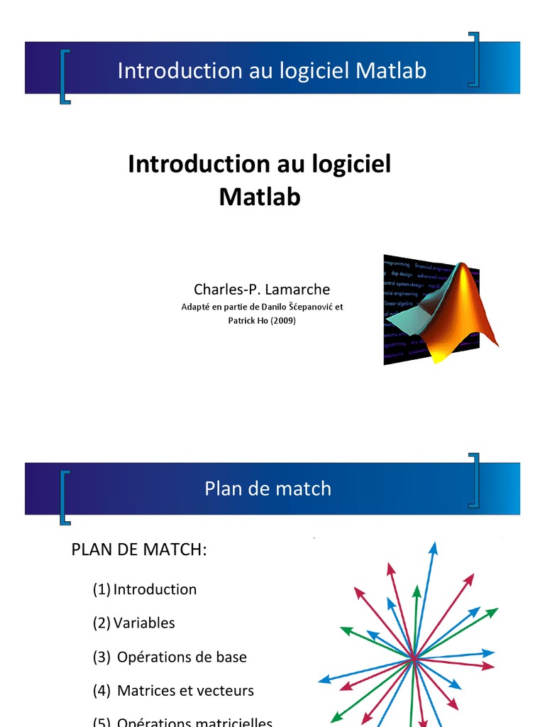 Tutoriel 1 Matlab | PDF
