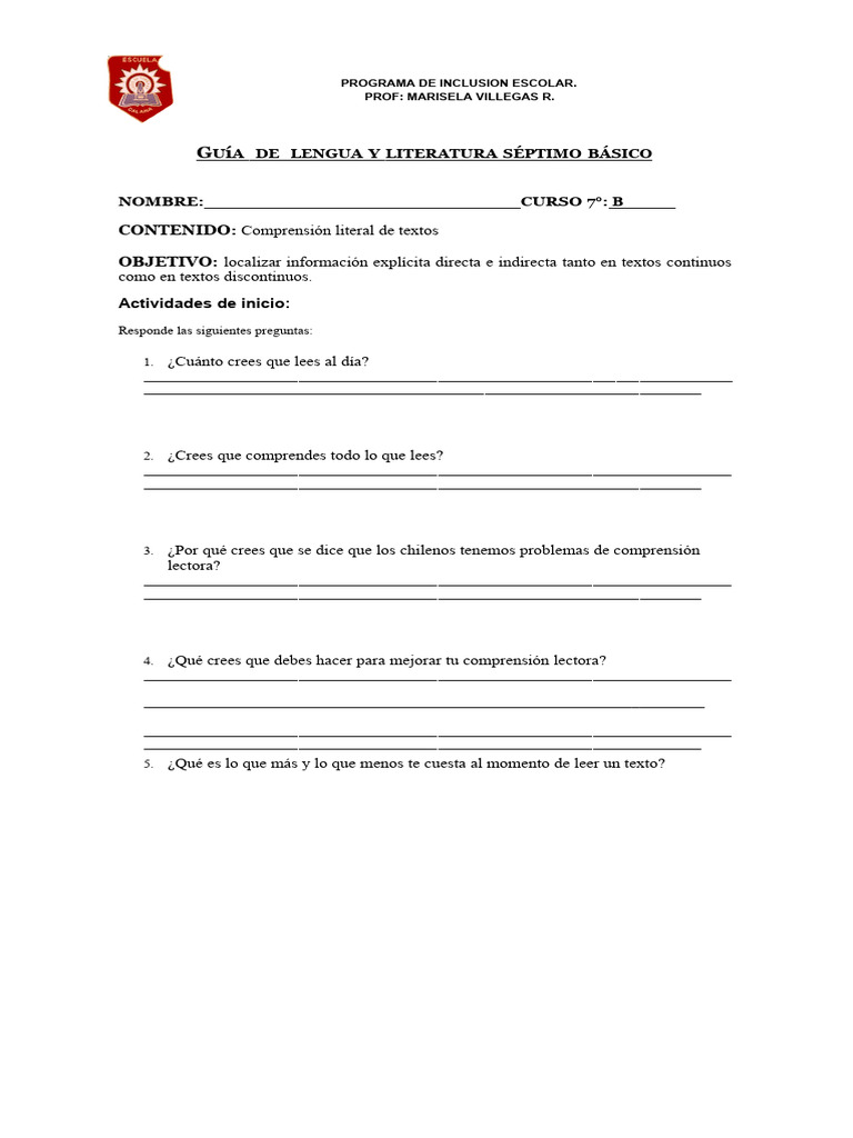 Guia de 7 Basico | PDF | Internet