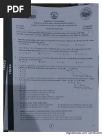 Exame de Matematica Ujc 2021 - 2022 - Ao | PDF