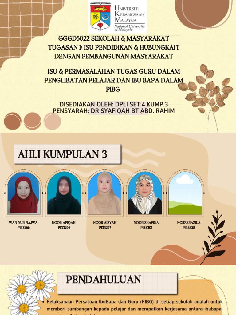 Gggd5022 Sekolah & Masyarakat Isu Pendidikan & Hubungkait Dengan ...