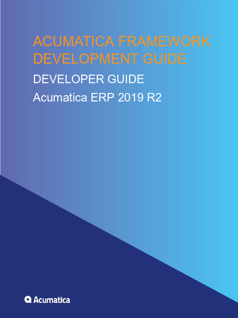 AcumaticaFramework DevelopmentGuide | PDF | Language Integrated Query | Databases