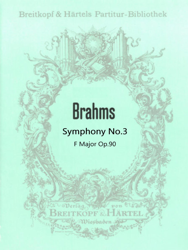 Brahms Score Cover NO | PDF